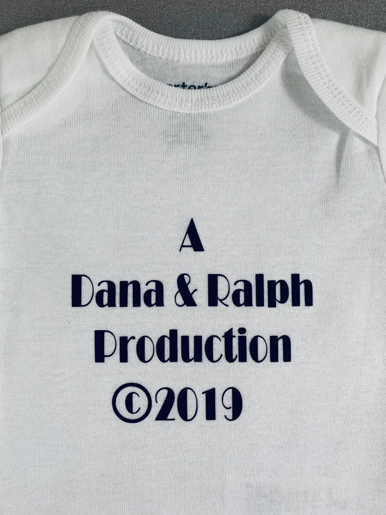 Custom Personalized 'production' Onesie - Etsy