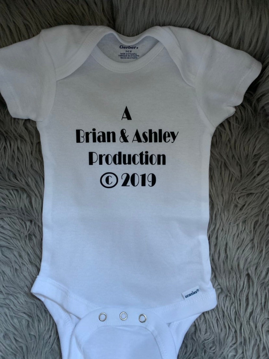 Custom Personalized 'production' Onesie - Etsy