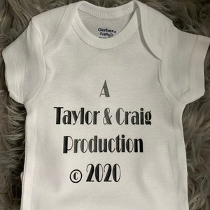 Custom Personalized 'production' Onesie - Etsy