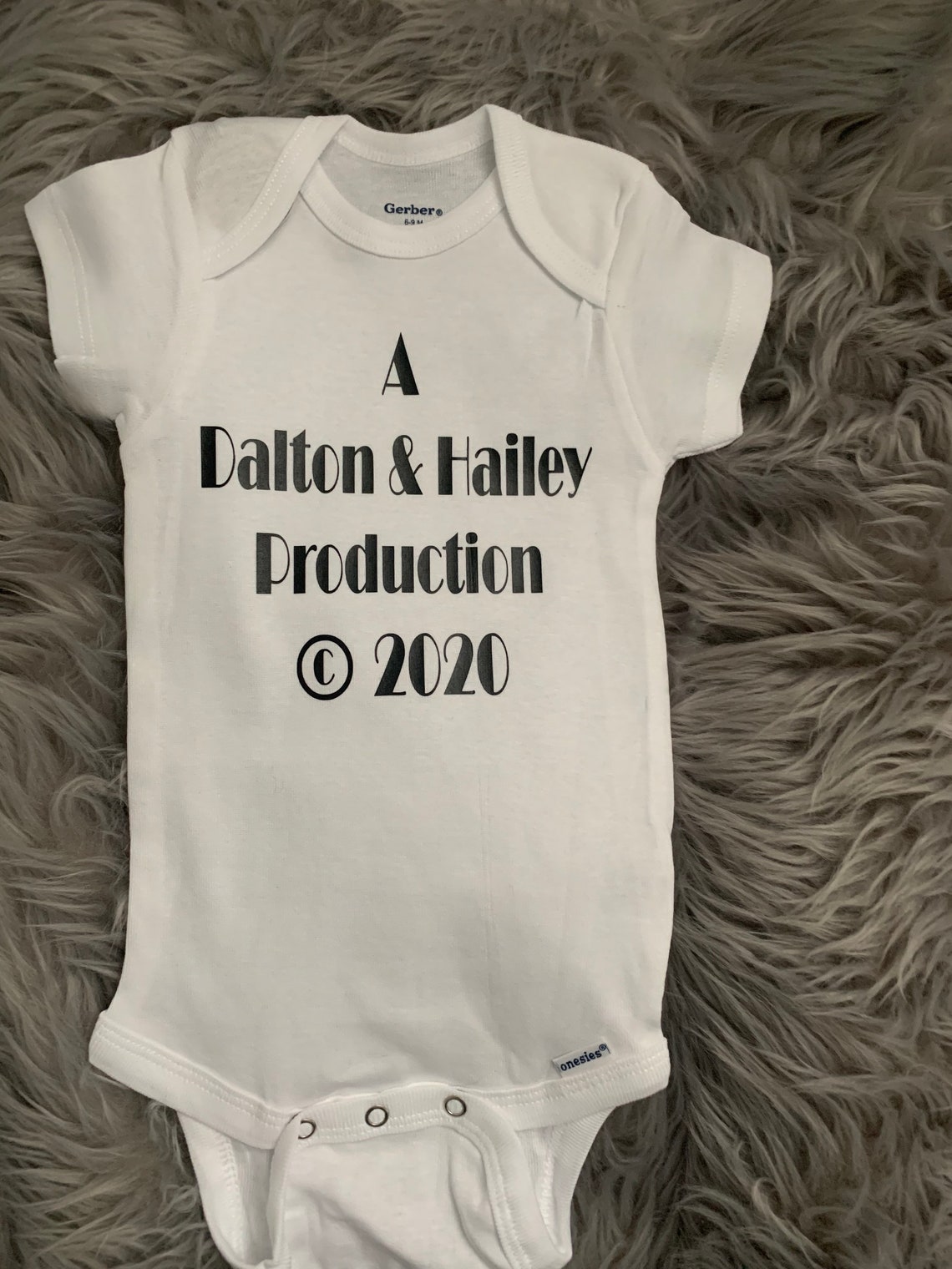 Custom Personalized 'production' Onesie - Etsy