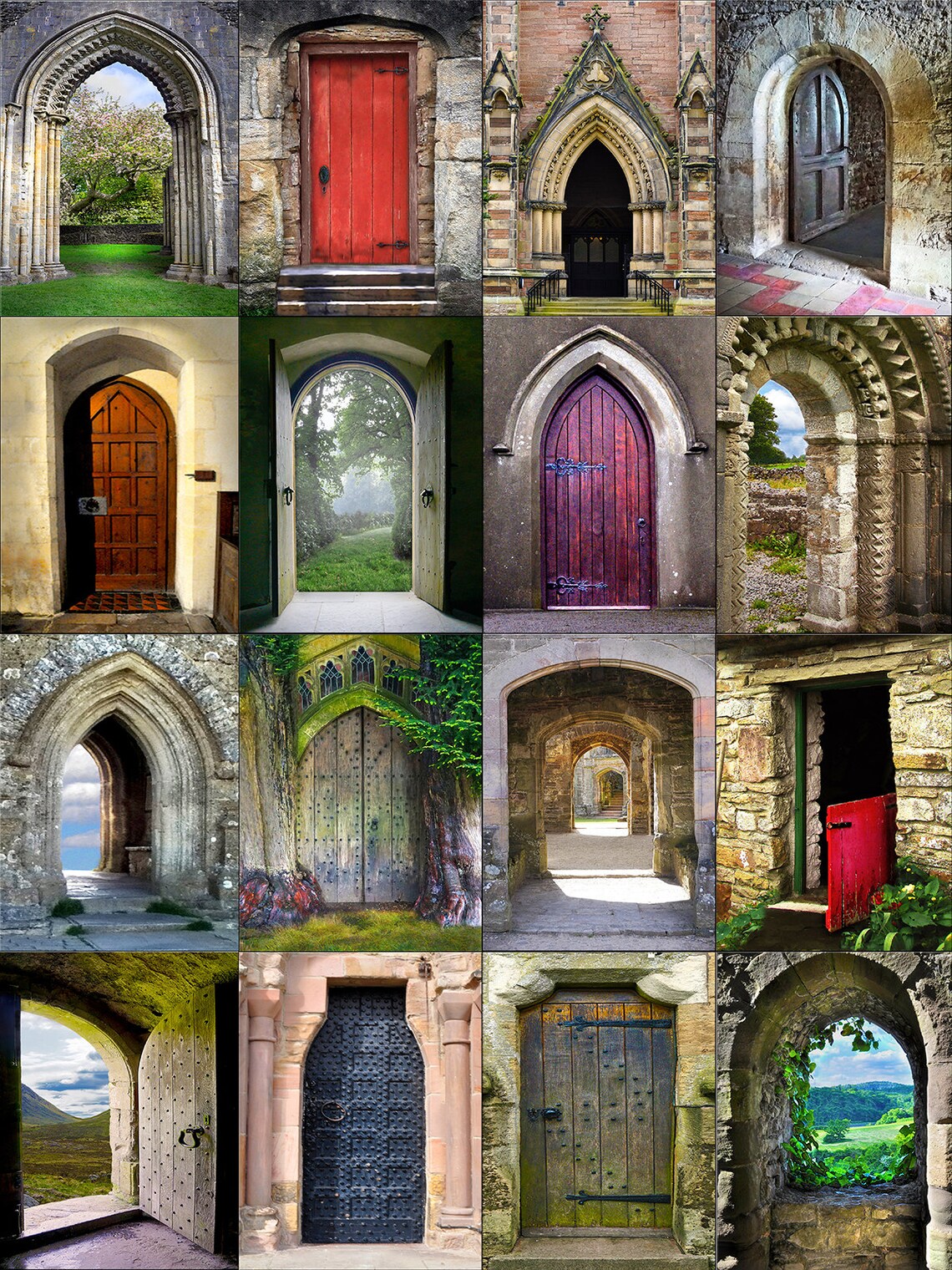 Doors, Doorways, Celtic Doorways, Castles, Abbeys, Scotland, Ireland ...