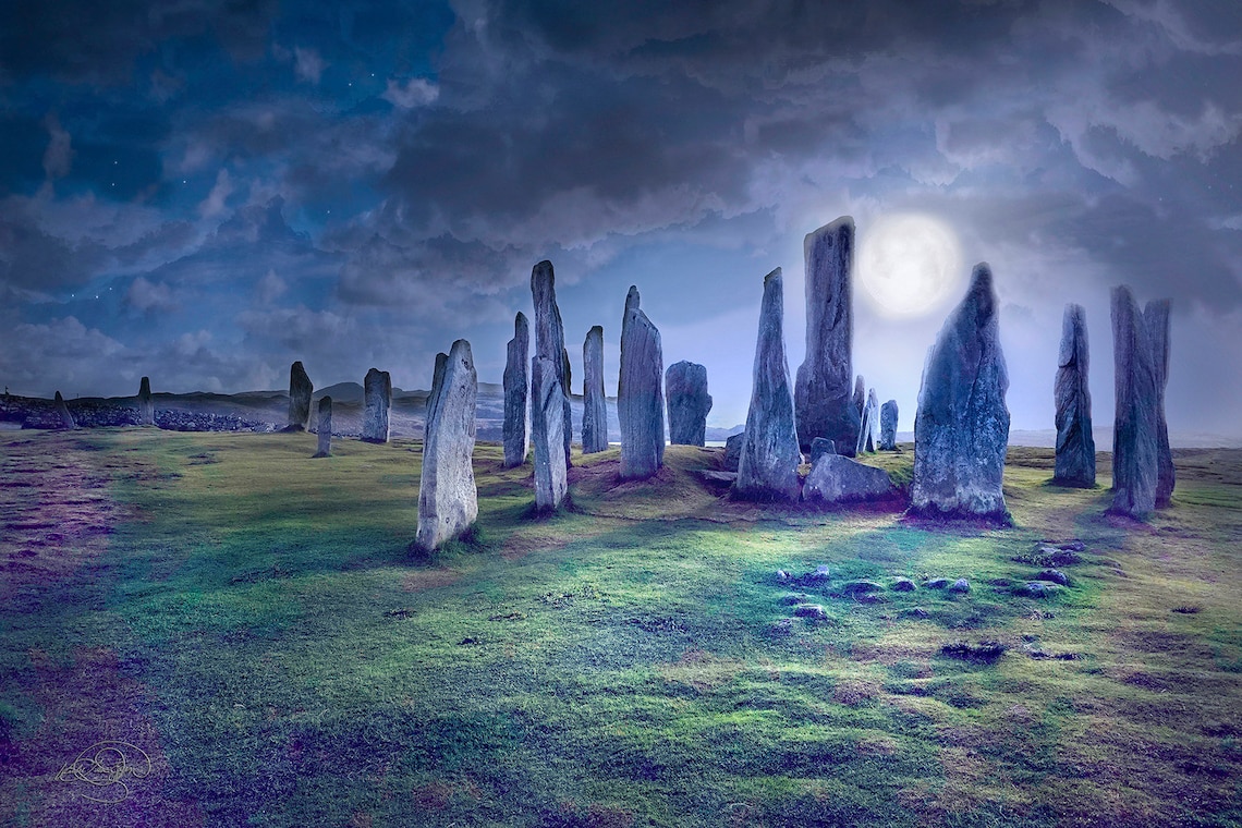 Callanish, Stone Circle, Scotland, Scottish, Standing Stones, Hebrides ...