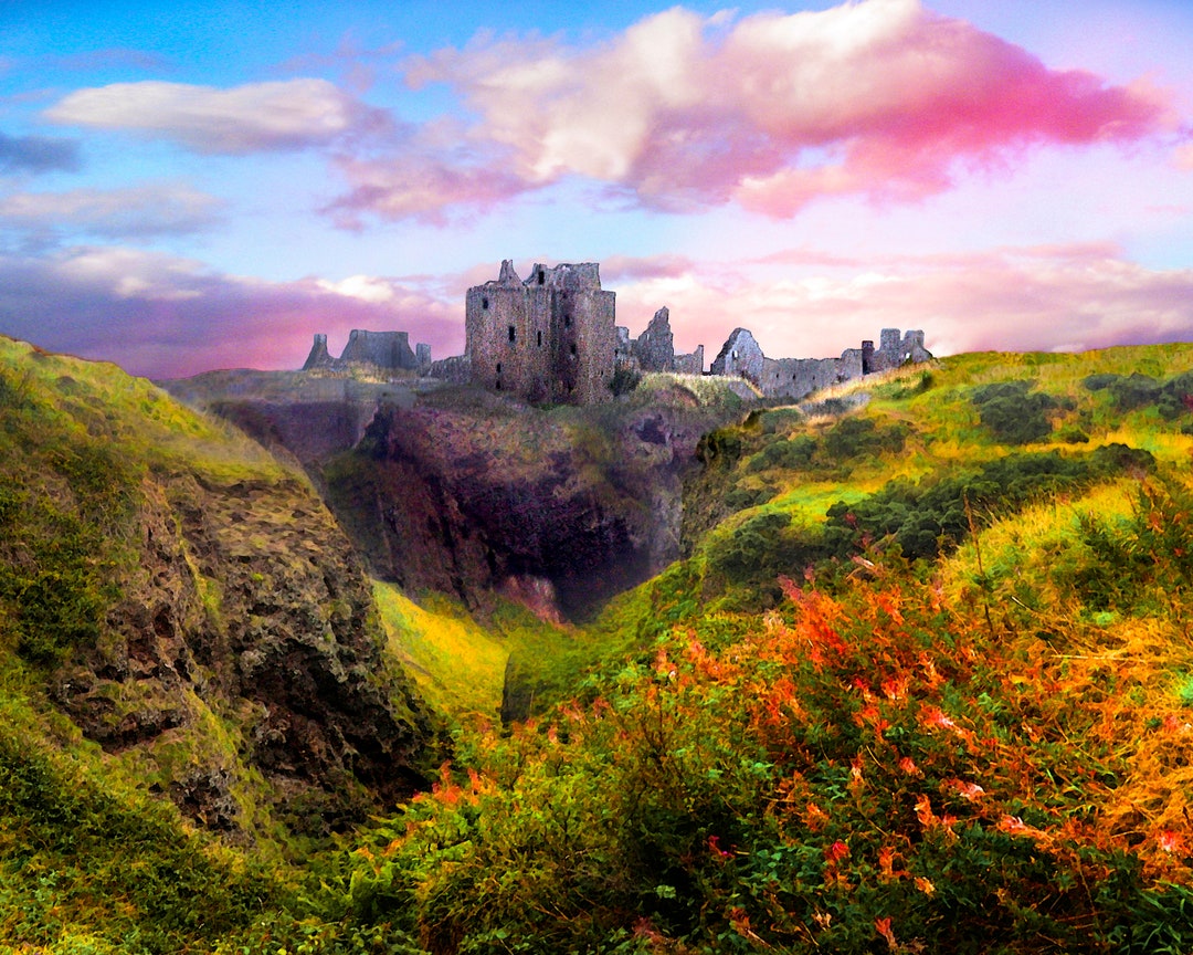 Celtic, Canvas, Medieval Castle, Dunnottar Castle, Scotland, Aberdeen ...