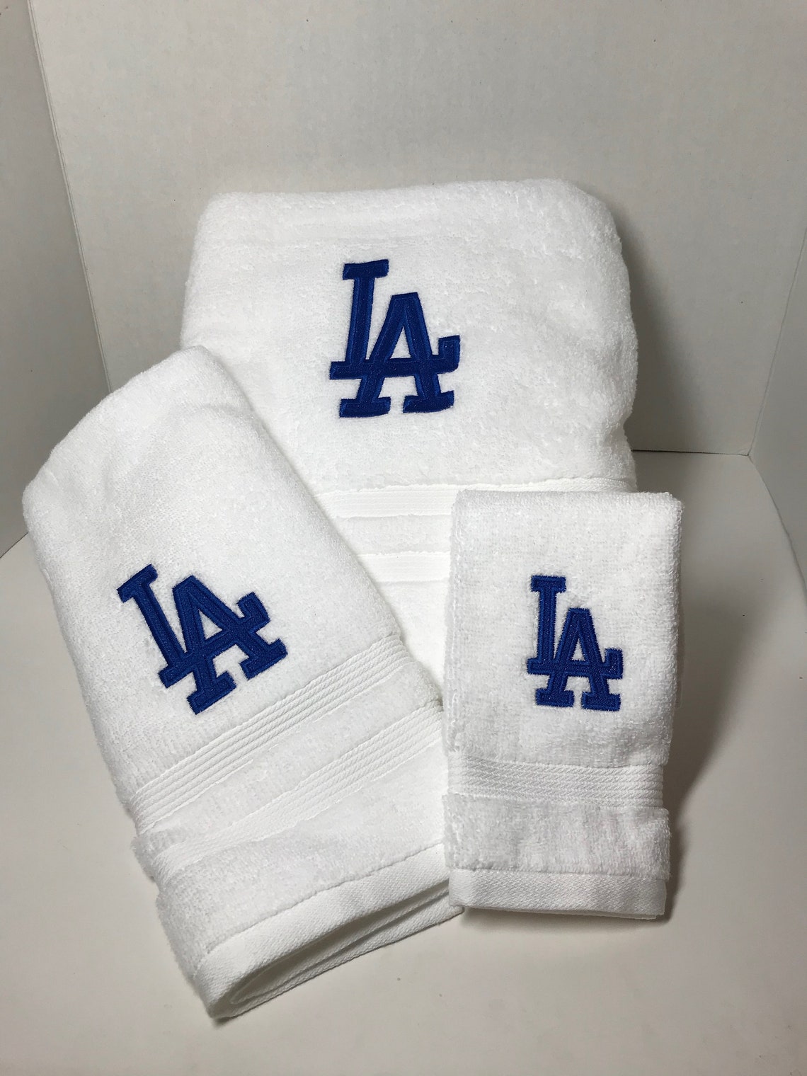 LA Dodgers Towel Set Los Angeles Dodgers Towel Set LA - Etsy
