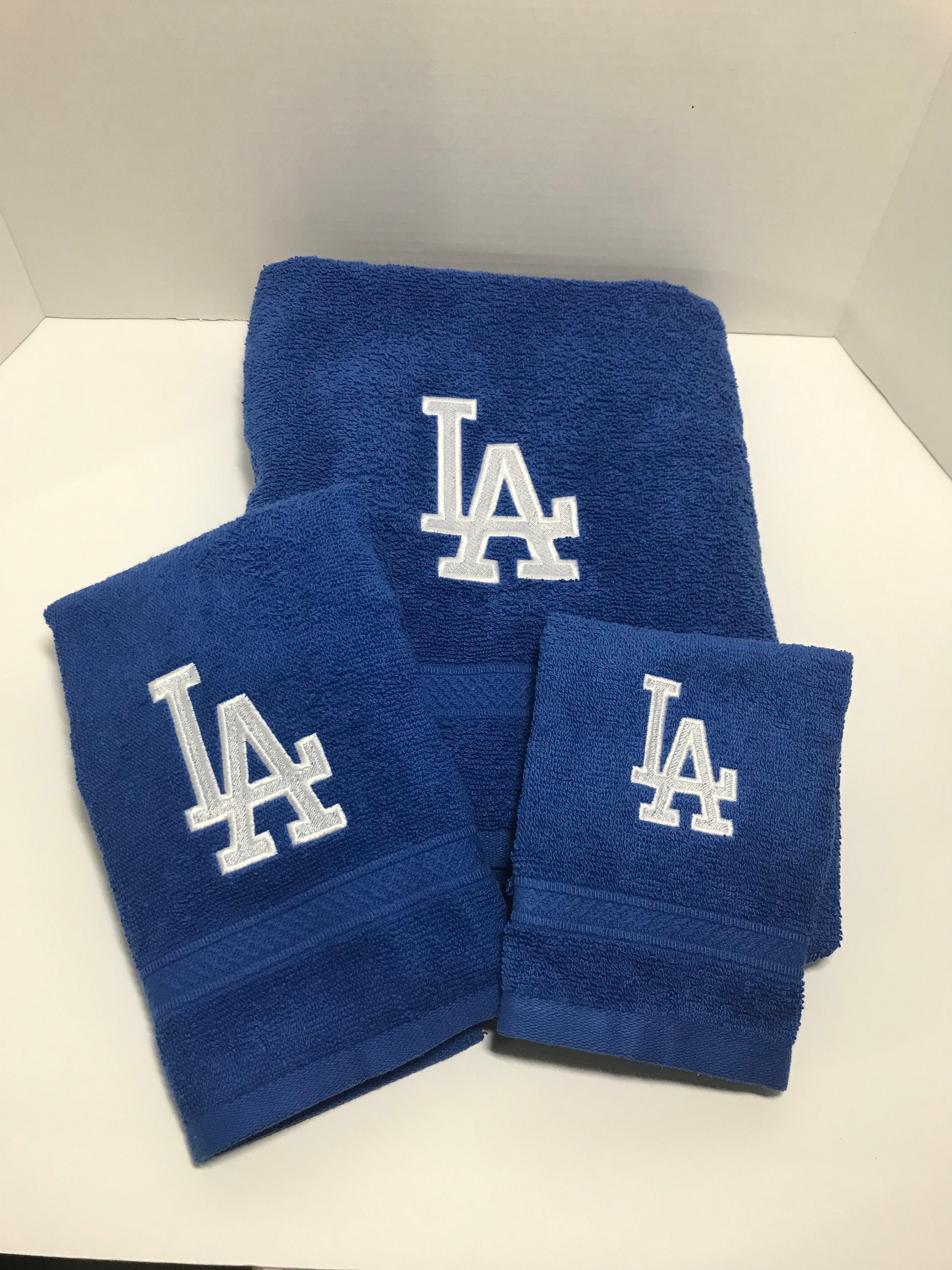 LA Dodgers Towel Set Los Angeles Dodgers Towel Set LA - Etsy