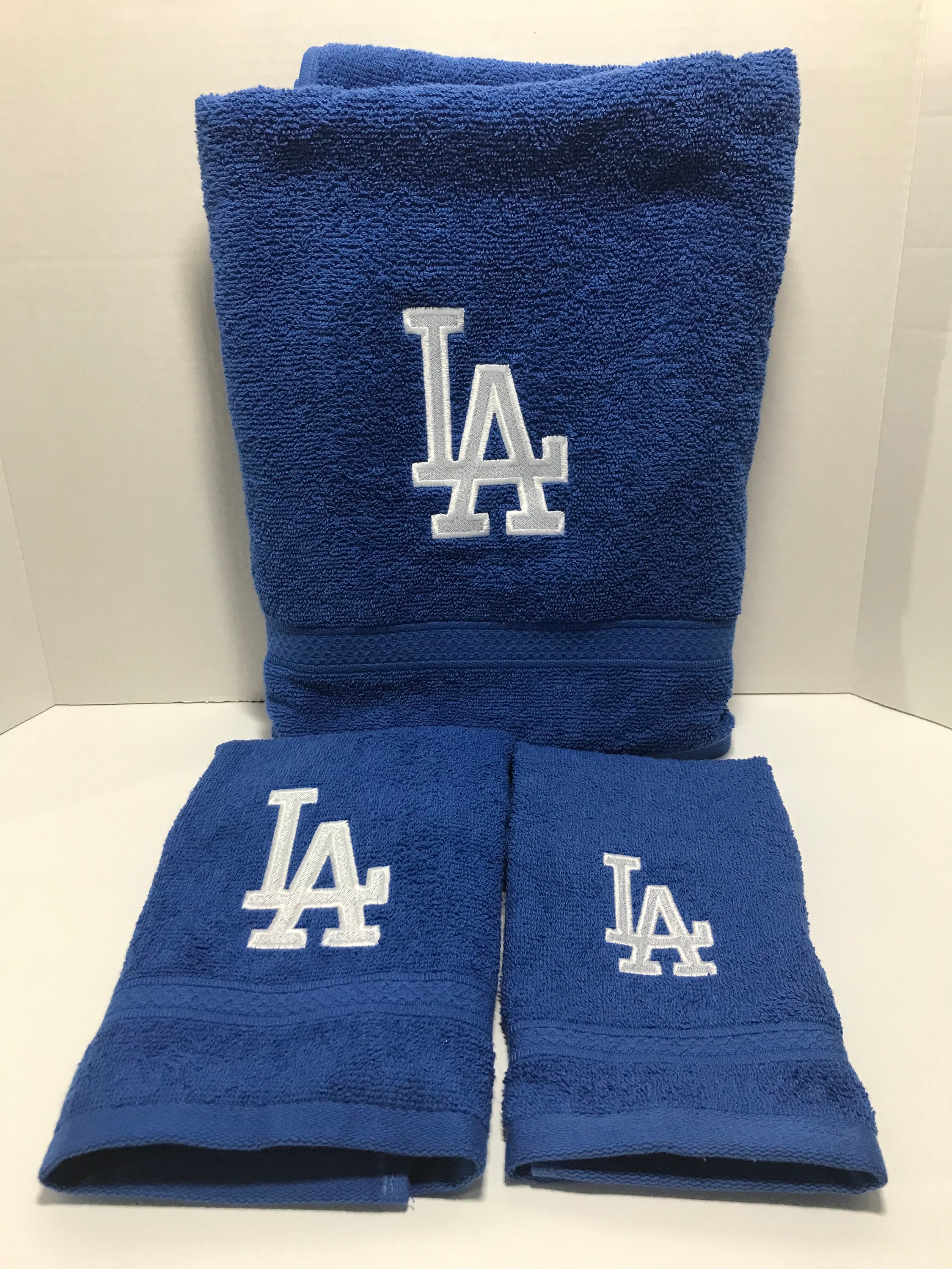 LA Dodgers Towel Set Los Angeles Dodgers Towel Set LA - Etsy