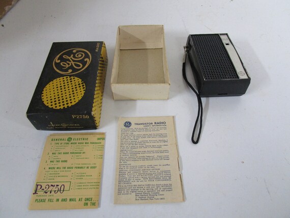 General Electric P2750 Transistor Radio | Etsy