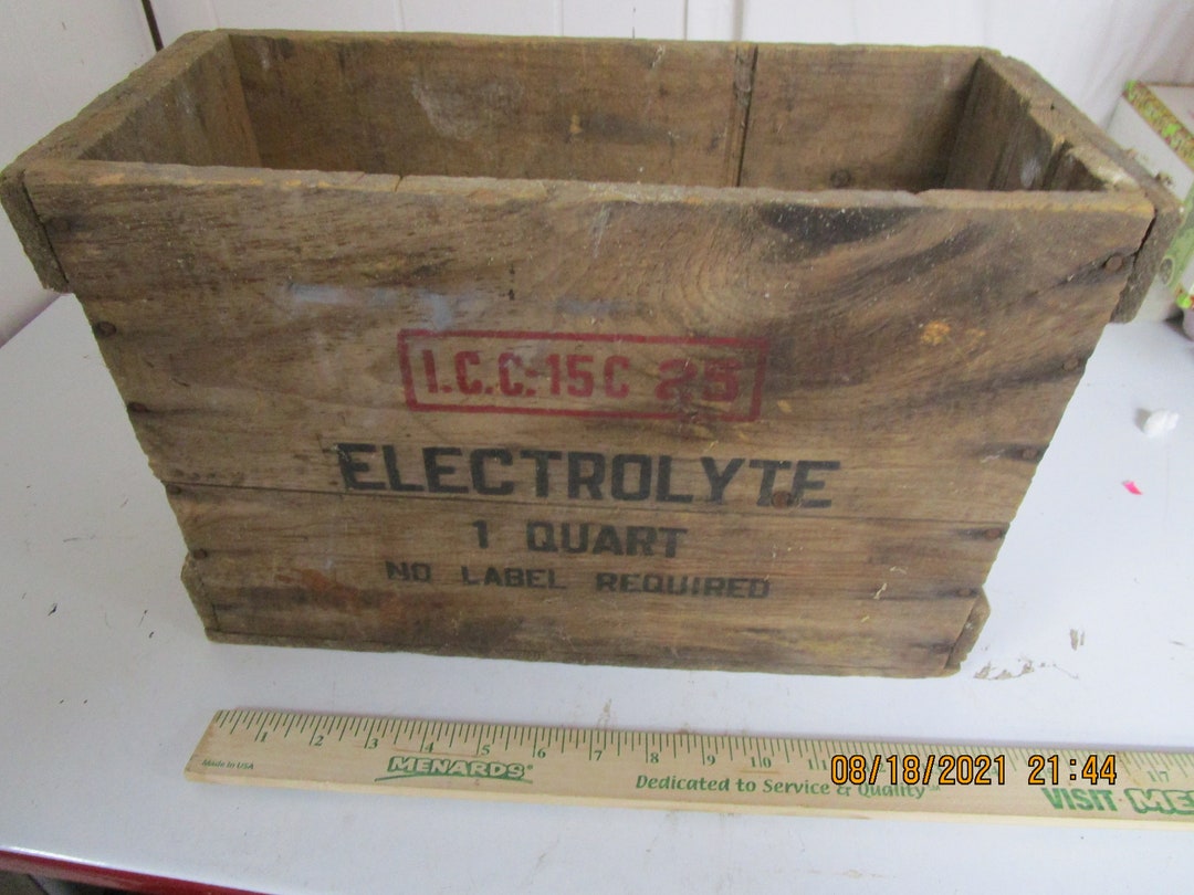 Antique Advertising - Electrolyte Box - Etsy