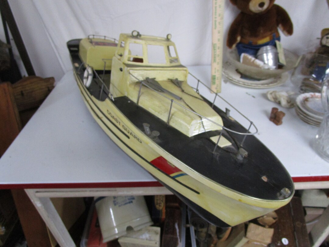 Antique Boat Model - Etsy