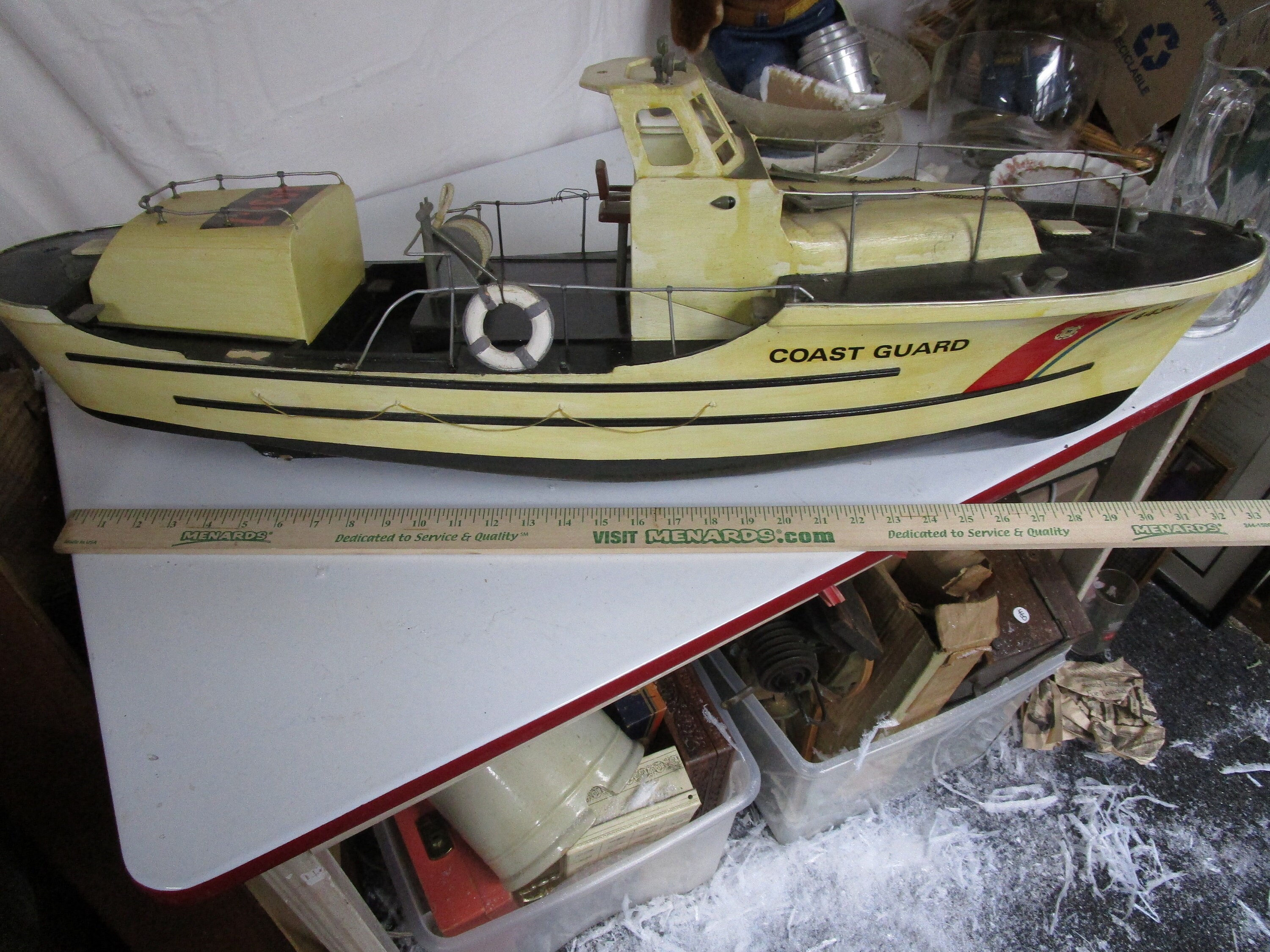 Antique Boat Model - Etsy