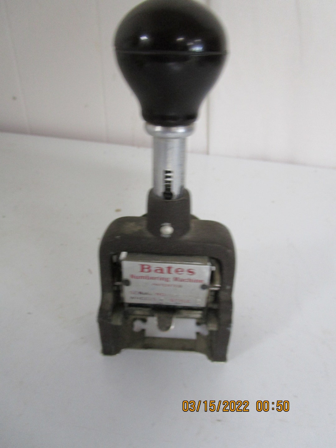 Vintage Bates Stamp - Etsy