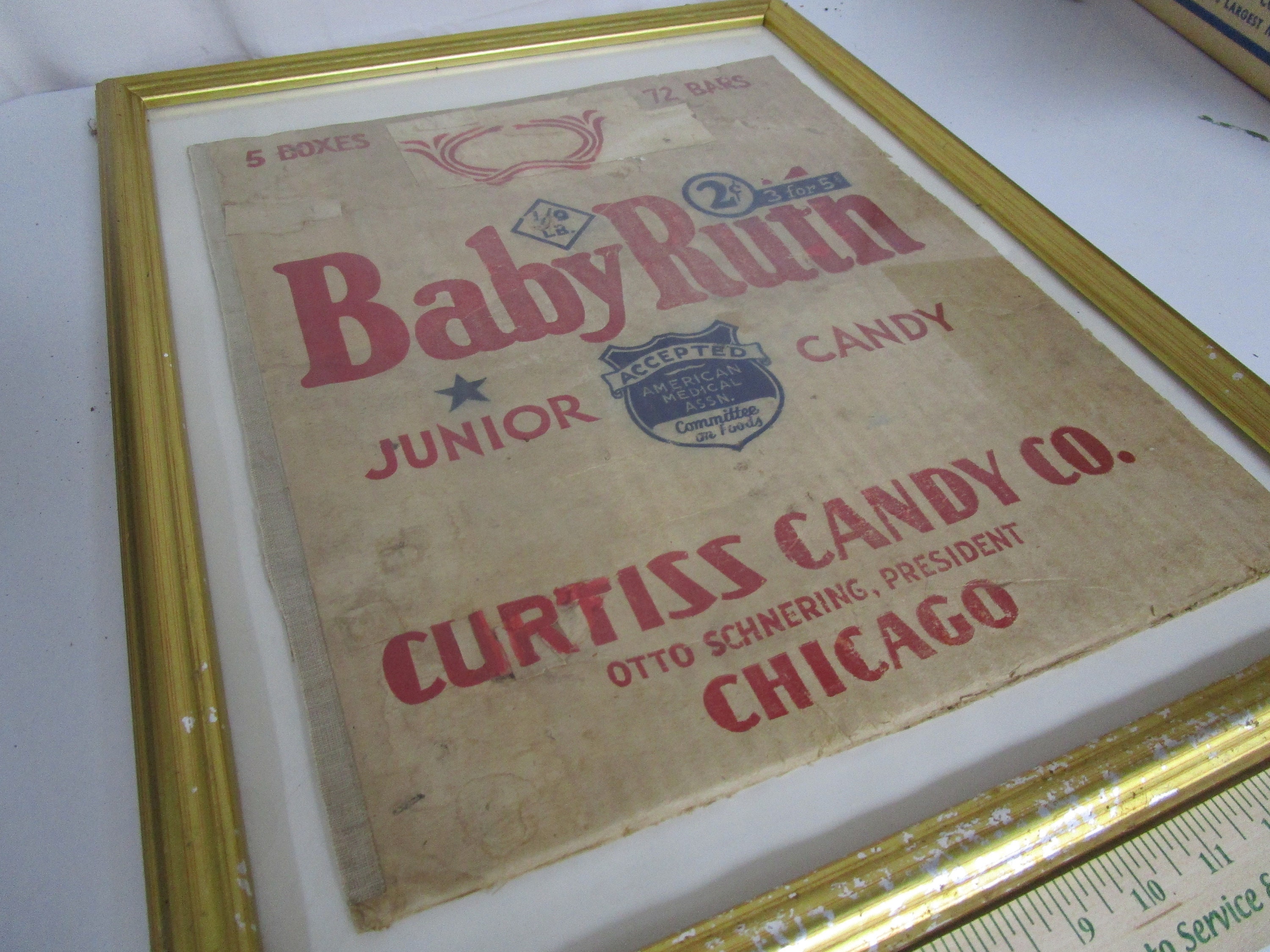 Vintage Baby Ruth Box, Framed. - Etsy