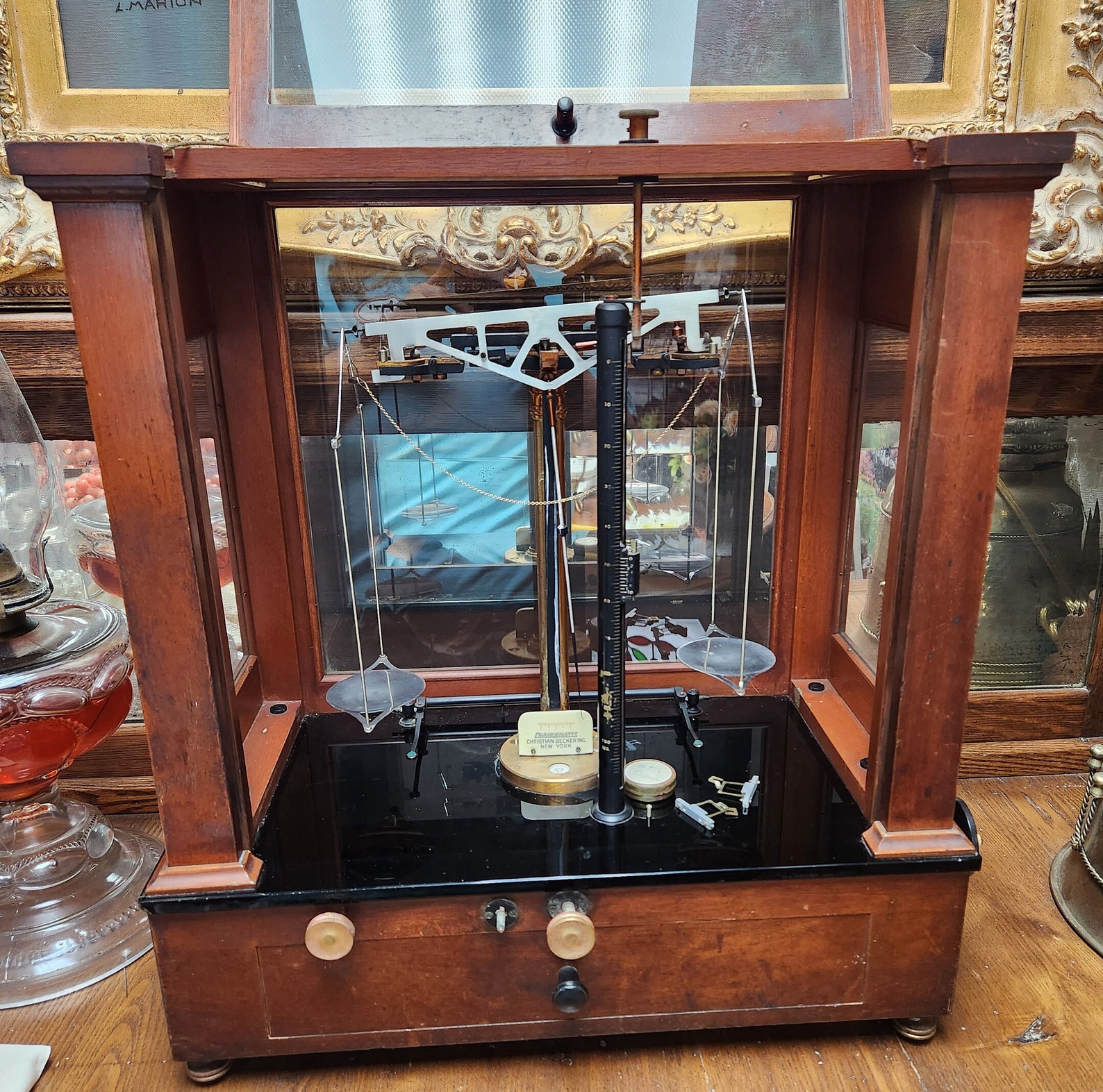 Antique Christian Becker Chainomatic Mid-20th Century Pharmacy Scale - Etsy