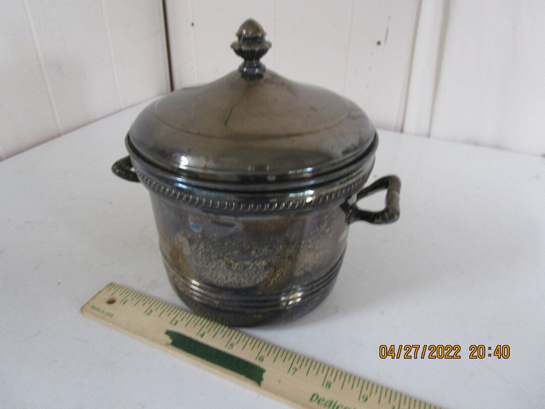 Vintage Rogers Silver Plate Ice Bucket - Etsy