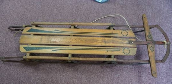 Vintage Paris Champion Floating Steering Sled | Etsy