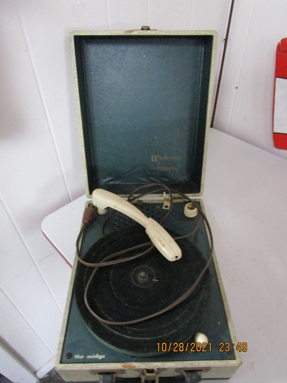 Vintage Webcor the Midge Record Player - Etsy