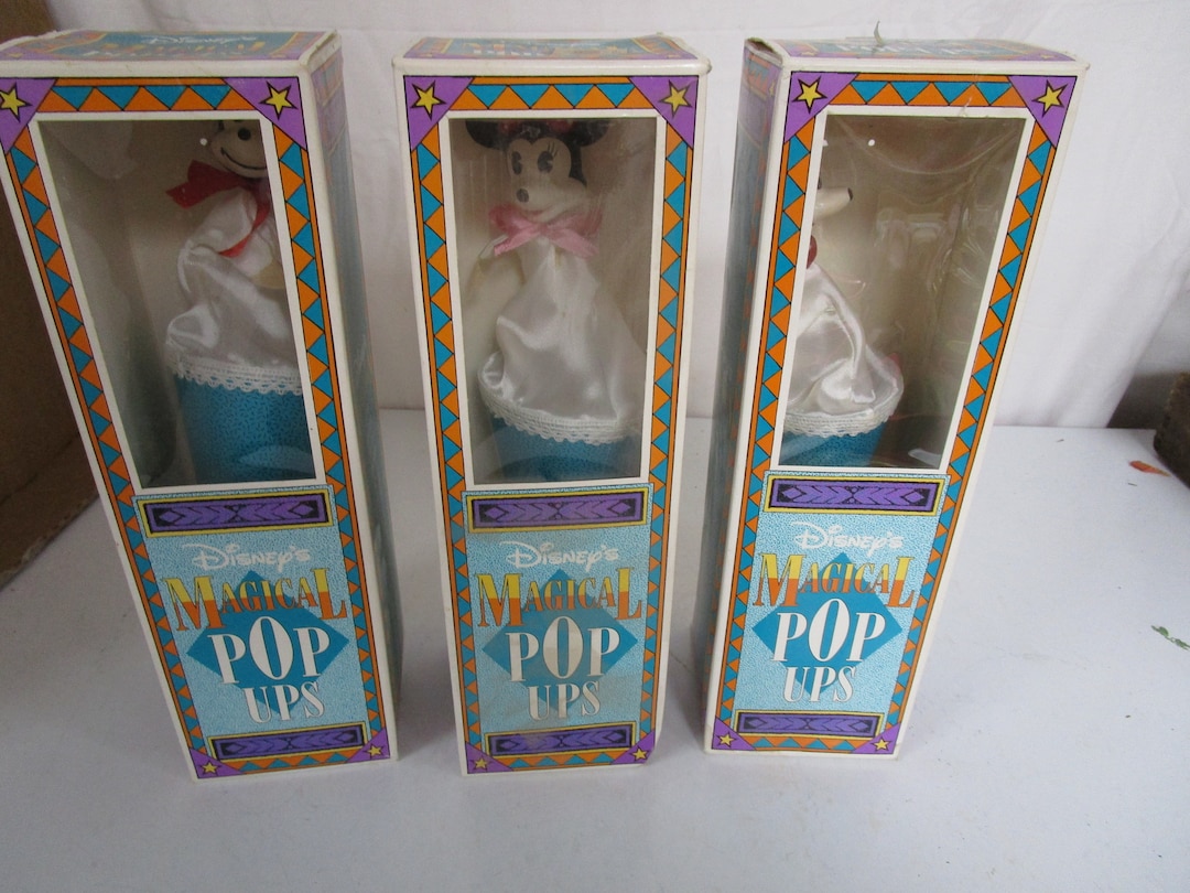 Vintage Disney Pop UP Puppets - Etsy