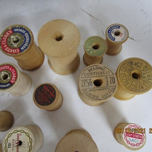 Vintage Sewing Thread Spools - Etsy