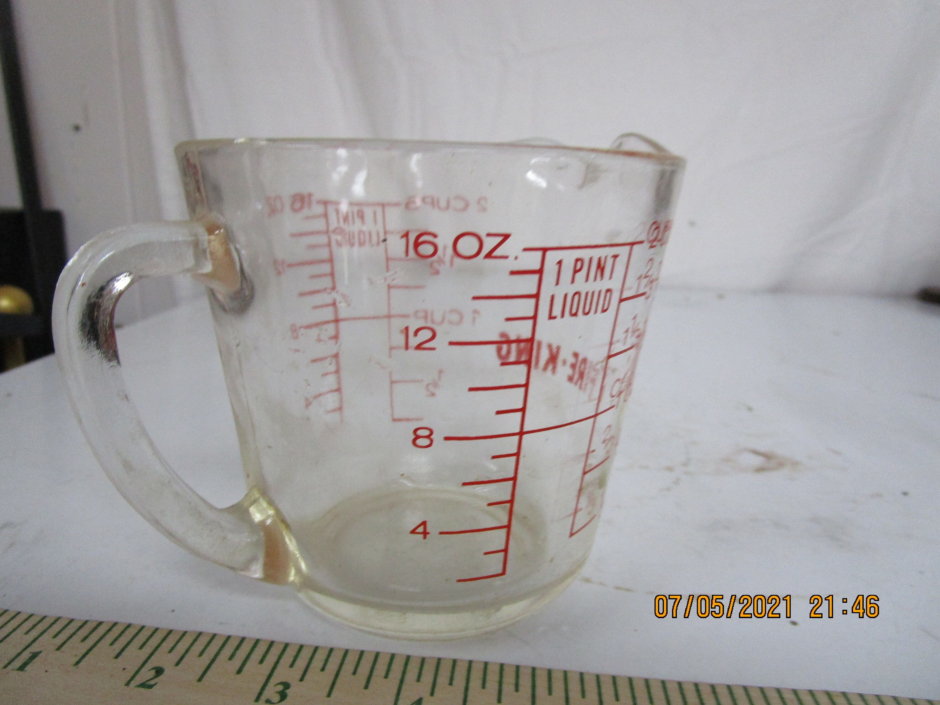 Vintage Fire King Measuring Cup - Etsy