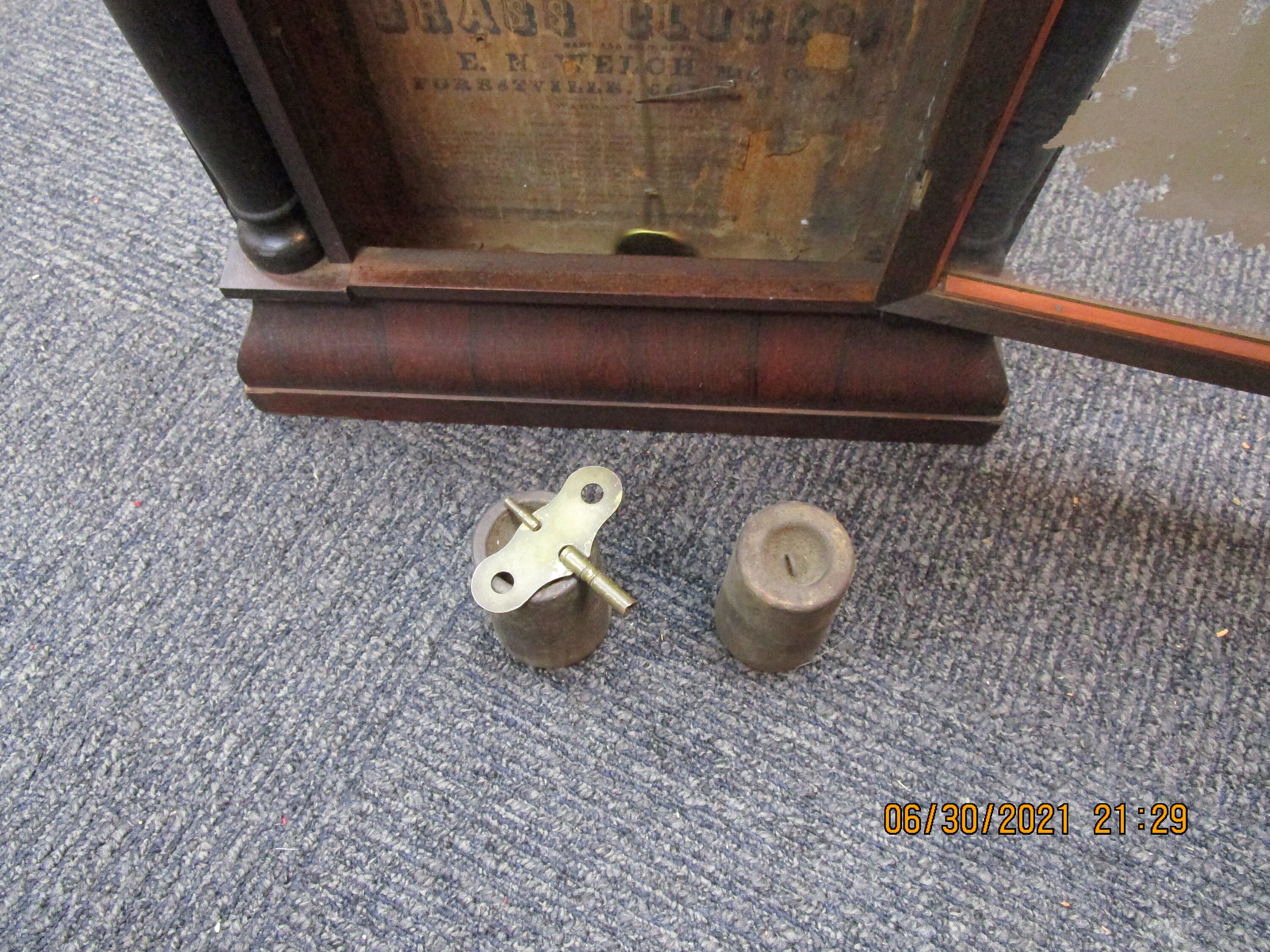Antique EN Welch Clock - Etsy