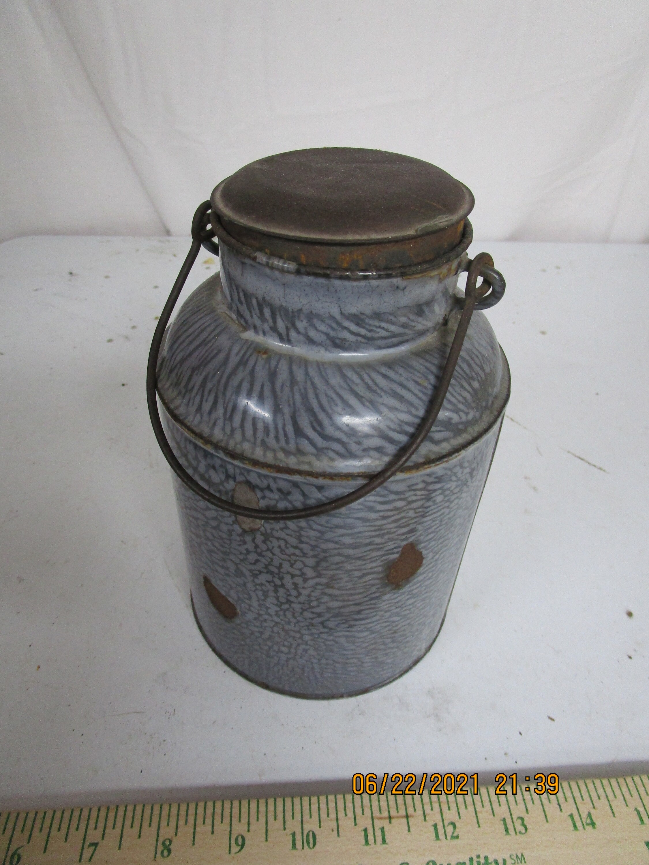 Antique Cream Can - Etsy