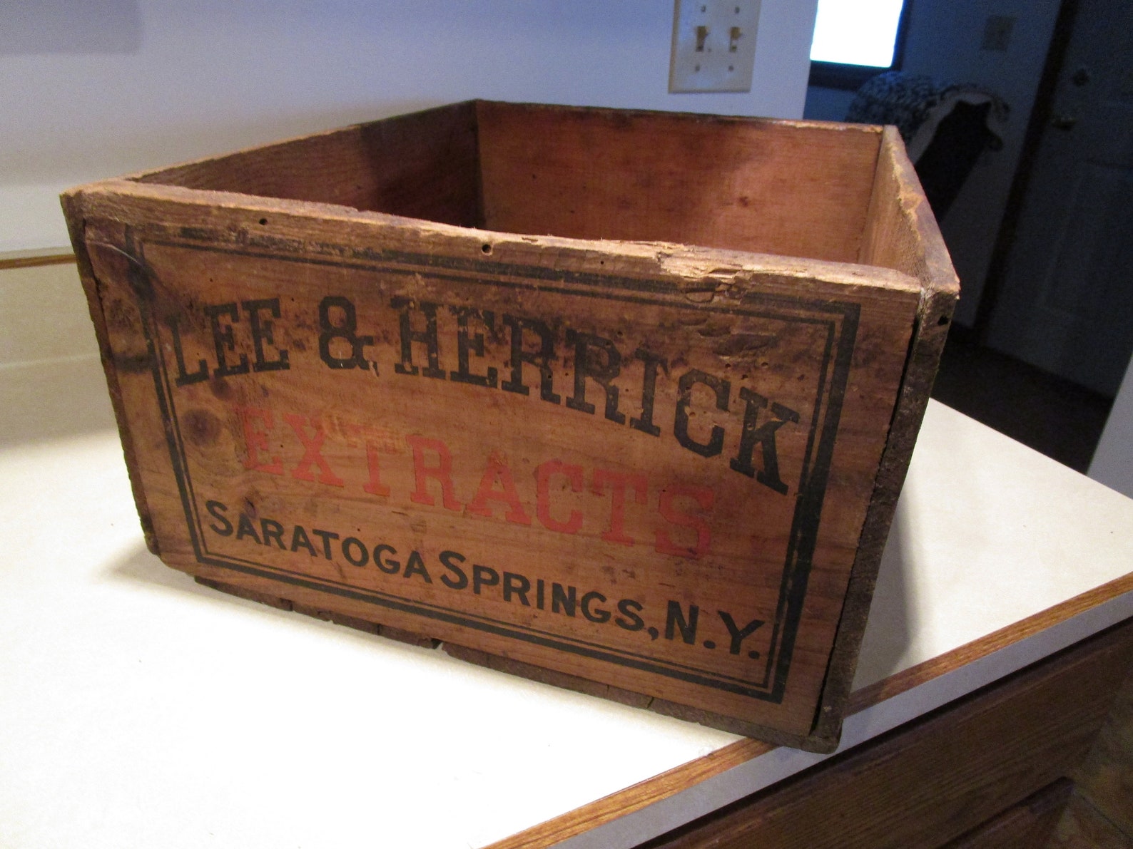 Antique Advertising Lee & Hedrick Wood Box. - Etsy
