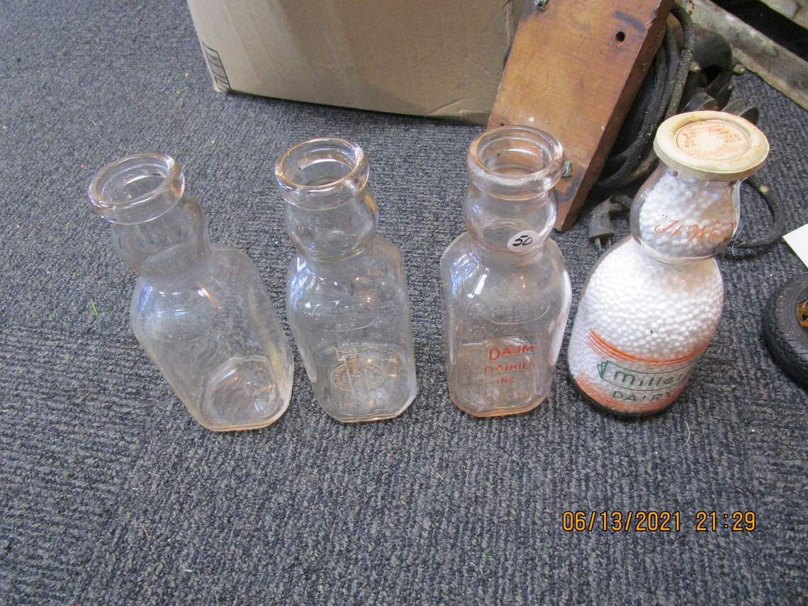 Antique Milk Bottles - Etsy