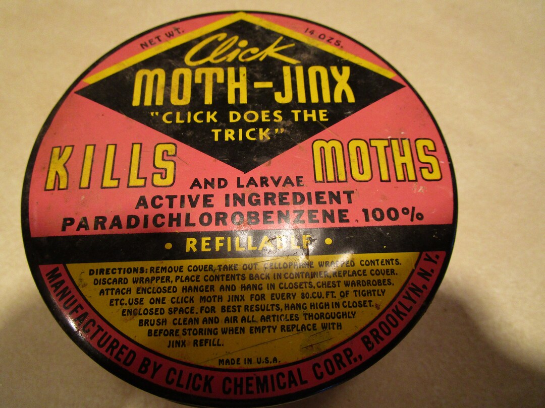 Antique Jinx Moth Ball Can - Etsy