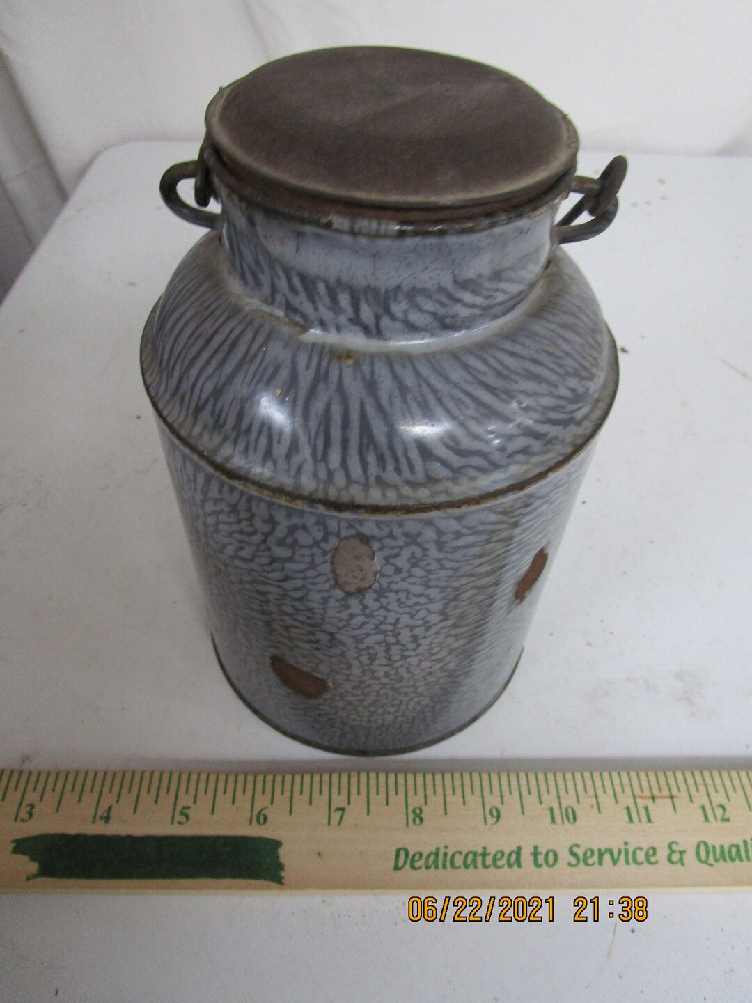 Antique Cream Can - Etsy