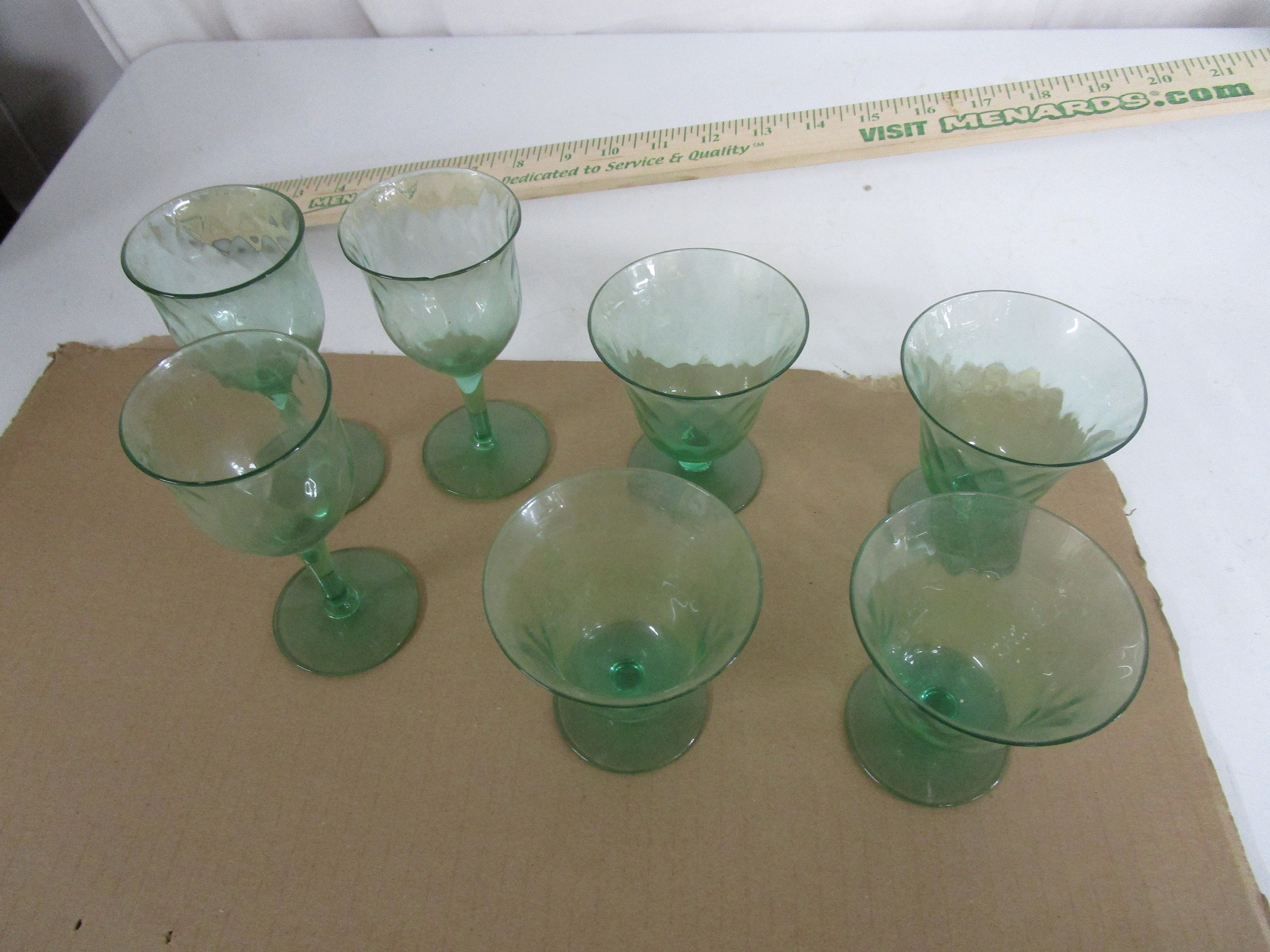 Assorted Depression Glass Items - Etsy