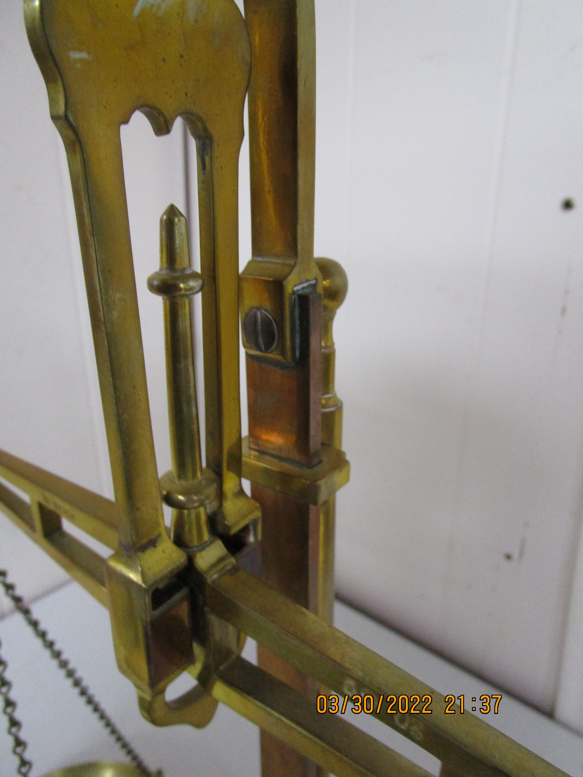 Antique London Brass Balancing Scale - Etsy