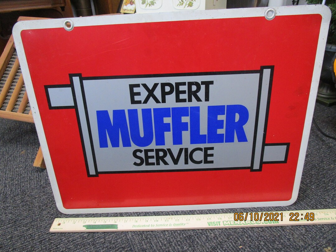 Vintage Advertising Expert Muffler Service - Etsy