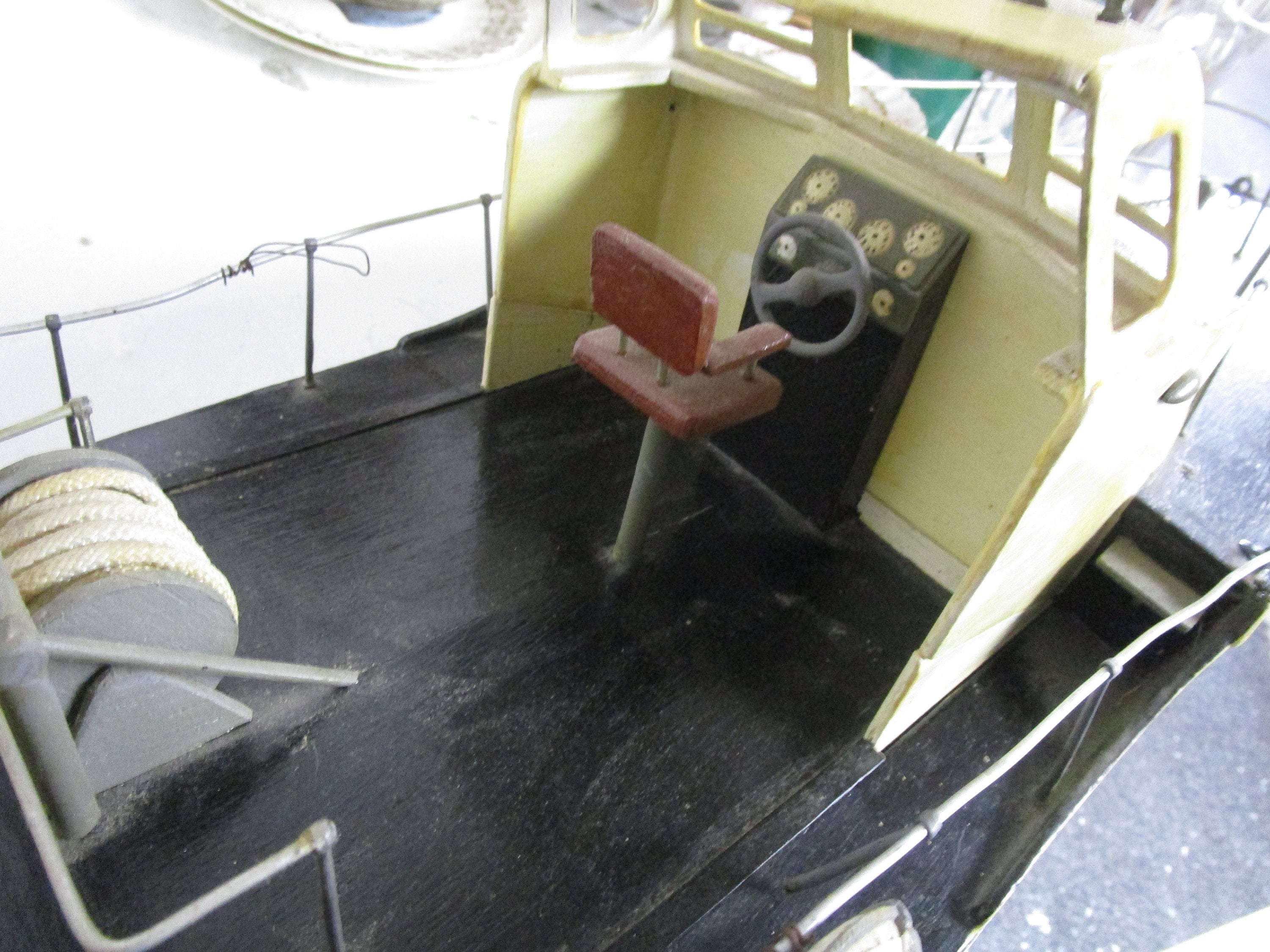 Antique Boat Model - Etsy