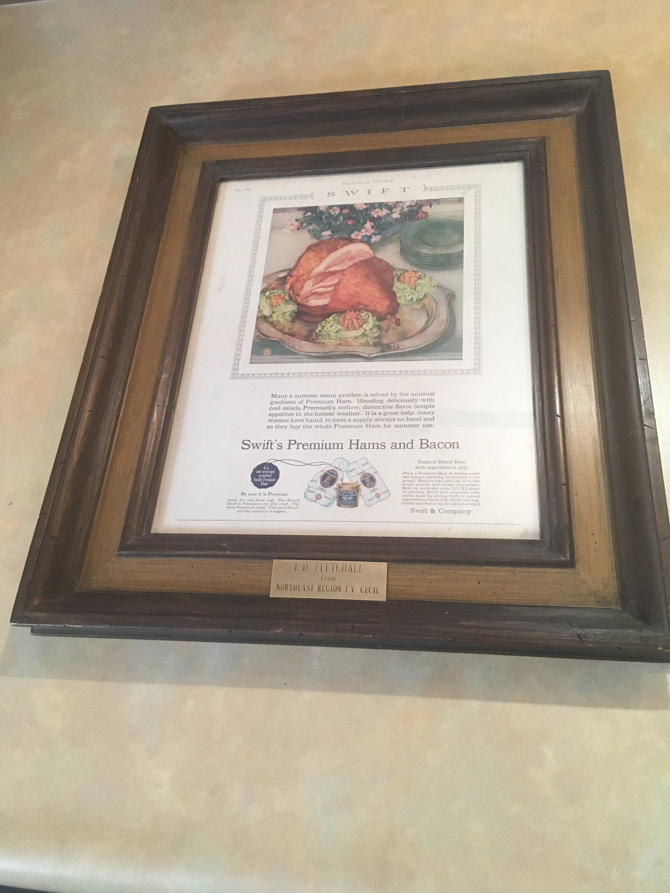 Vintage Swift's Premium Ham and Bacon Rare Advertisement - Etsy