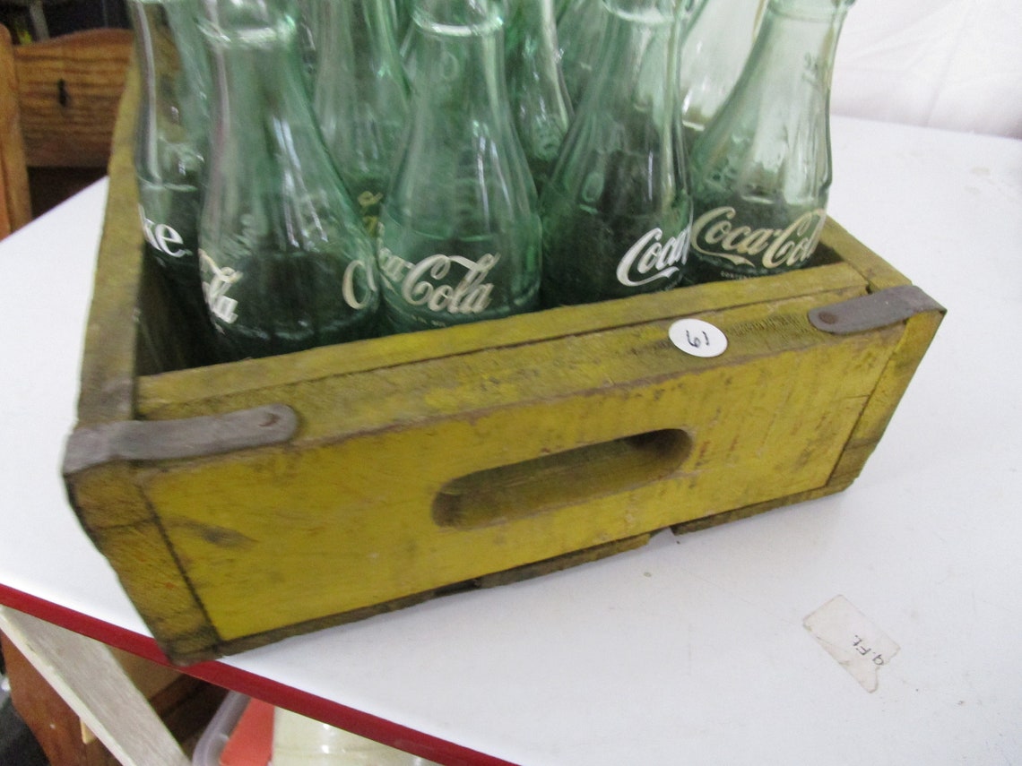 Antique Coca-cola Wood Box and Full 6 Pack - Etsy