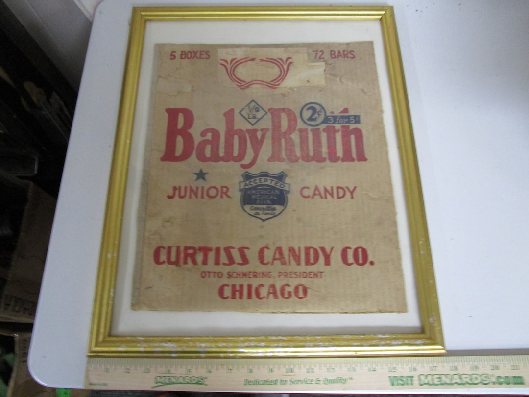 Vintage Baby Ruth Box, Framed. - Etsy