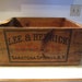 Antique Advertising Lee & Hedrick Wood Box. - Etsy