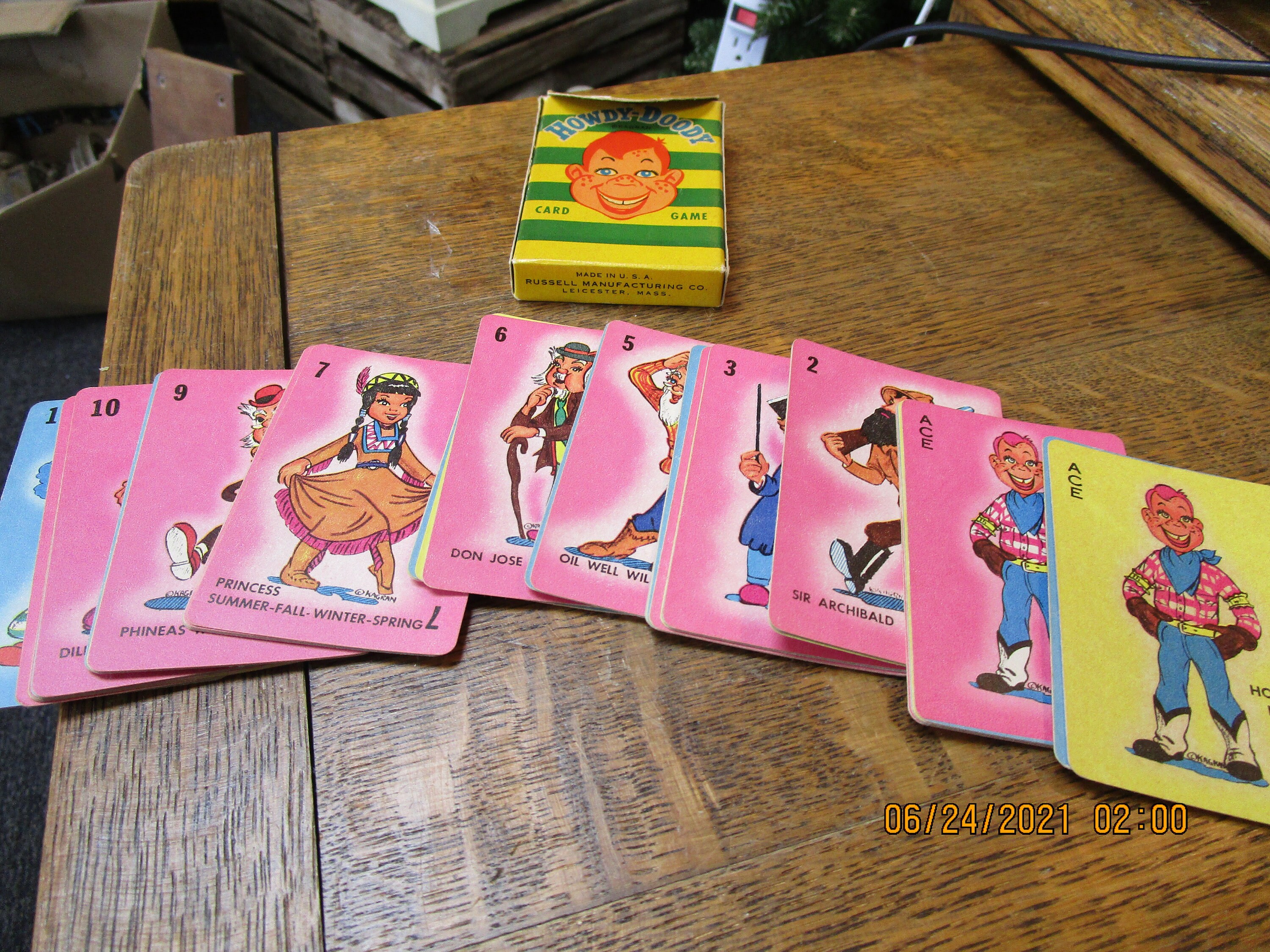 Vintage Howdy Doody Card Game - Etsy