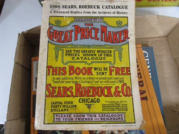 Reproduction of 1908 Sears & Roebuck Catalogue | Etsy