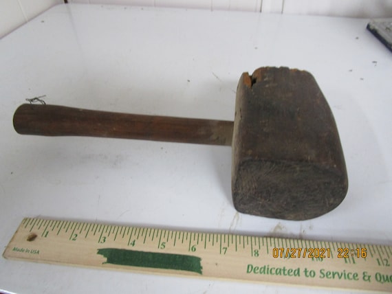 Antique Wood Masons Mallet - Etsy