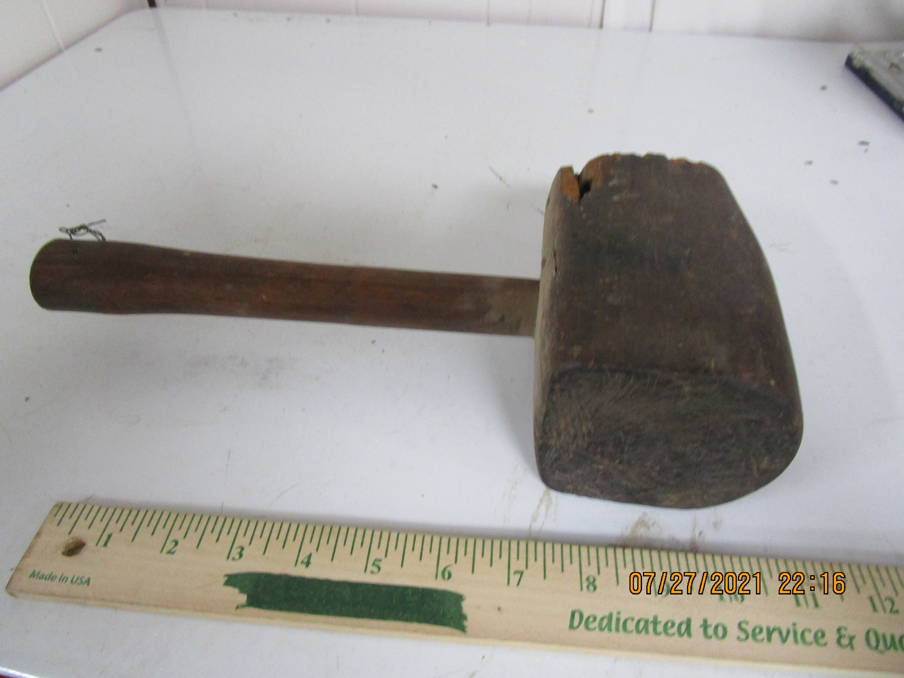 Antique Wood Masons Mallet - Etsy