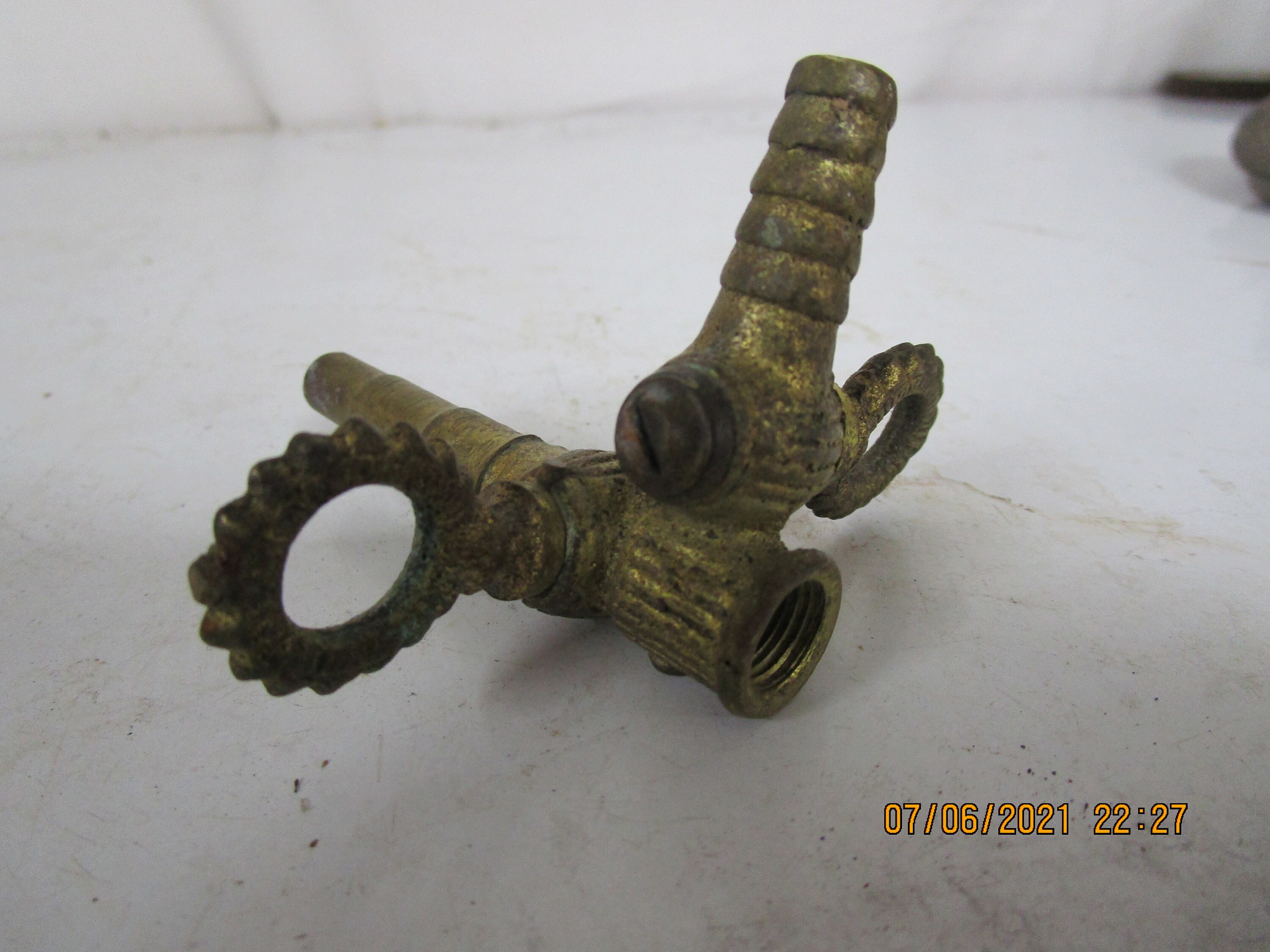 Antique Brass Gas Light Valve - Etsy