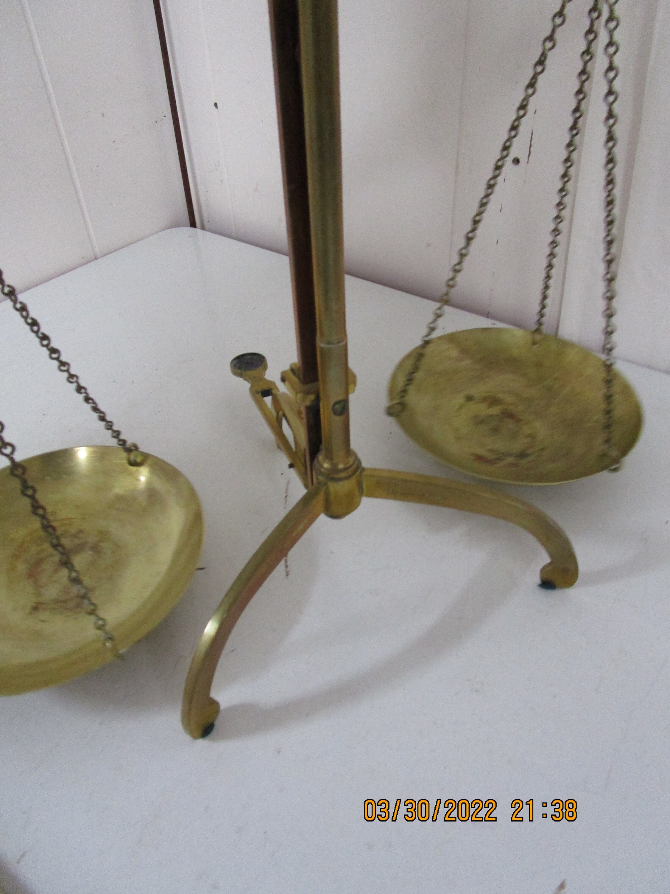 Antique London Brass Balancing Scale - Etsy