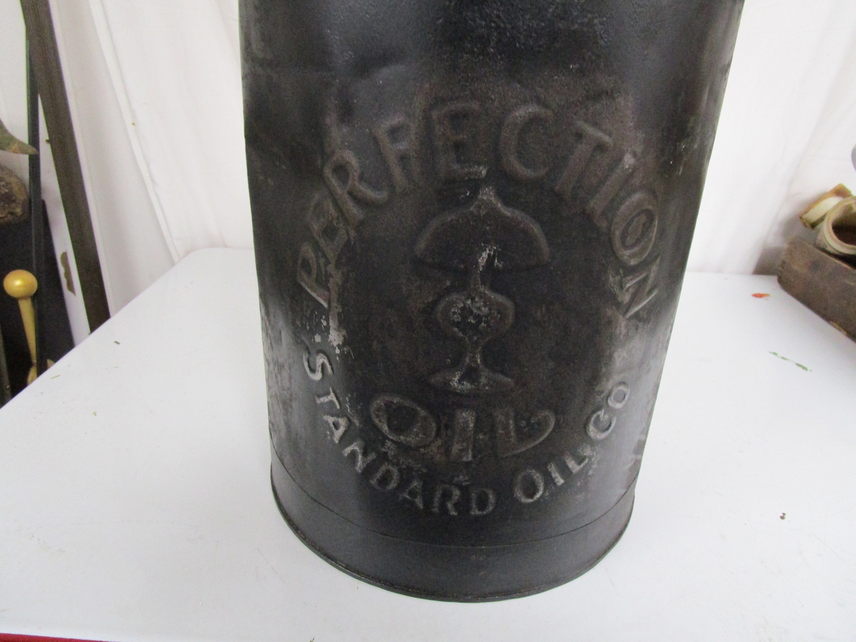 Perfection Lamp Oil by Standard Oil Co. Embossed Metal Can - Etsy