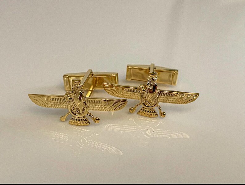 18k Gold Farvahar Cuffline - Etsy