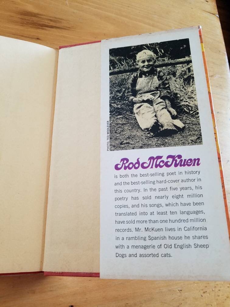 Vintage Rod Mckuen Poetry Book and to Each - Etsy