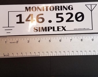 Frequency Sticker - Etsy