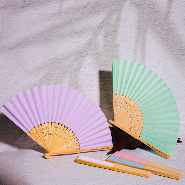 Silk Fan - Etsy