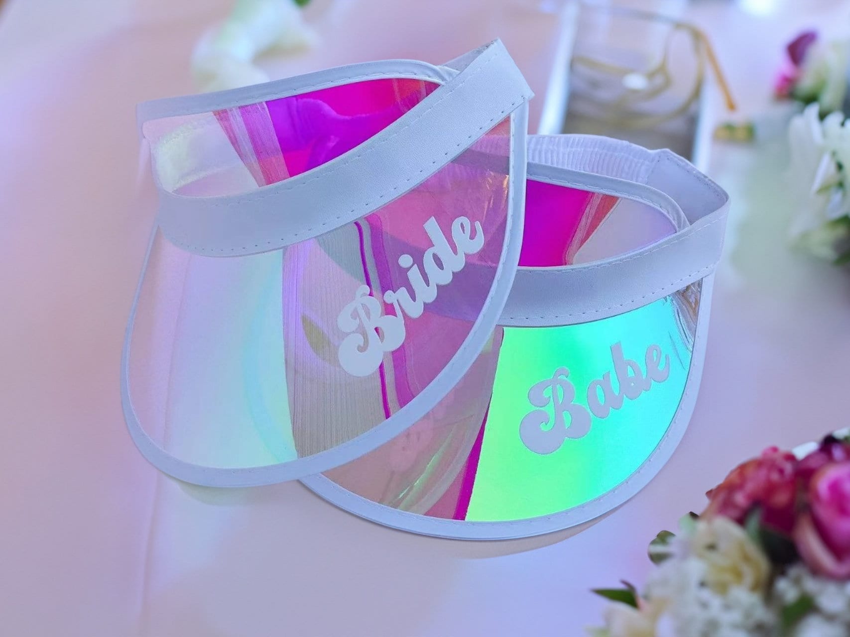 Personalized Party Visors,transparent Holographic Visor, Custom Name ...