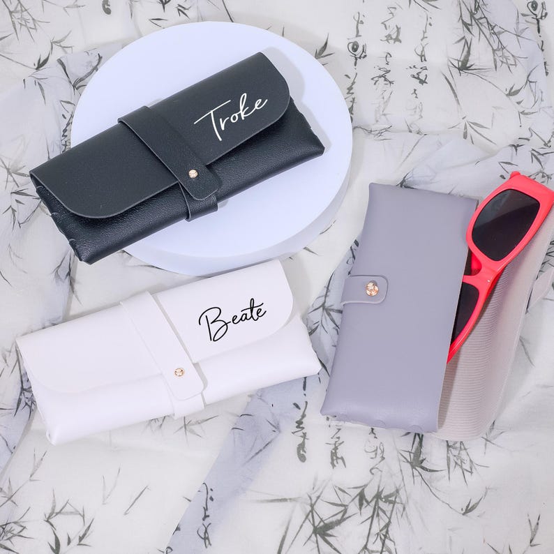Glasses Storage Box，personalized Leather Glasses Case, Soft Glasses Box ...